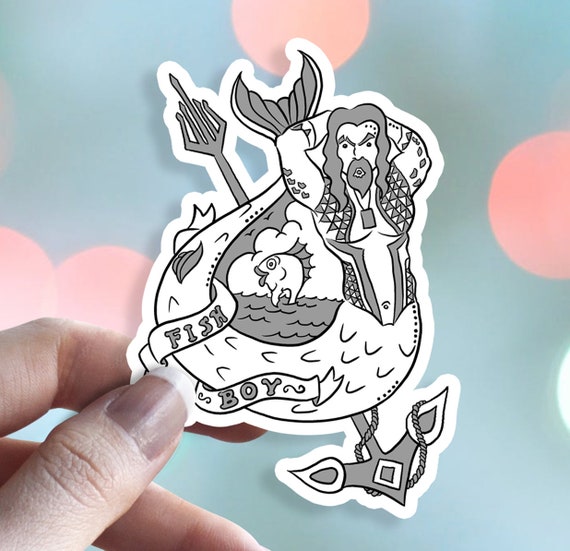 Fishboy Aquaman Jason Momoa Sailor Jerry Tattoo | Etsy
