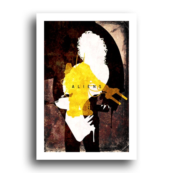 Sigourney Weaver Aliens Poster - Etsy