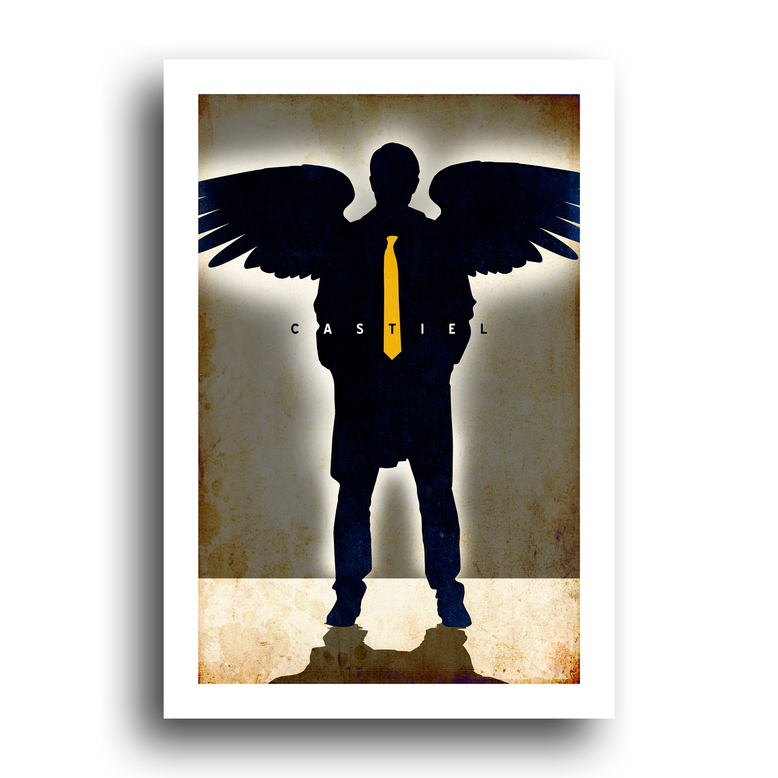 Castiel Angel Drawing