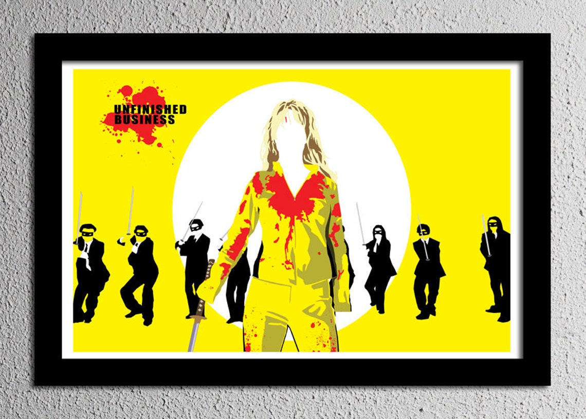 Kill Bill the Bride Uma Thurman Crazy 88's Quentin - Etsy