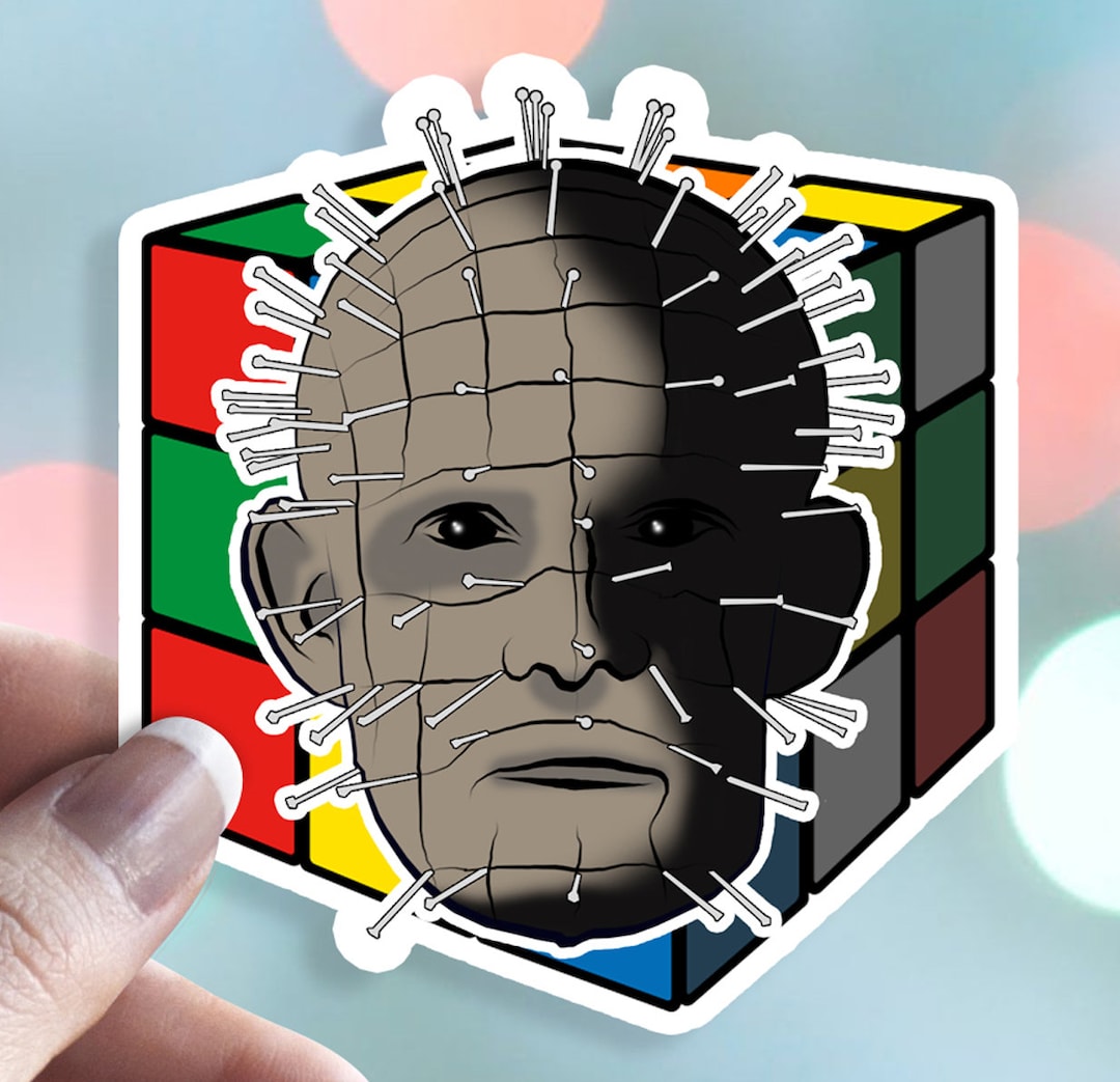 Pinhead Waterproof Vinyl Sticker With Rubik's Cube - Hellraiser ...