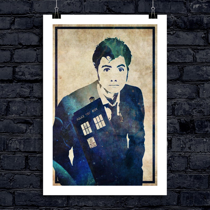 Doctor Who 10th Dr David Tennant Poster 13x19 - Etsy