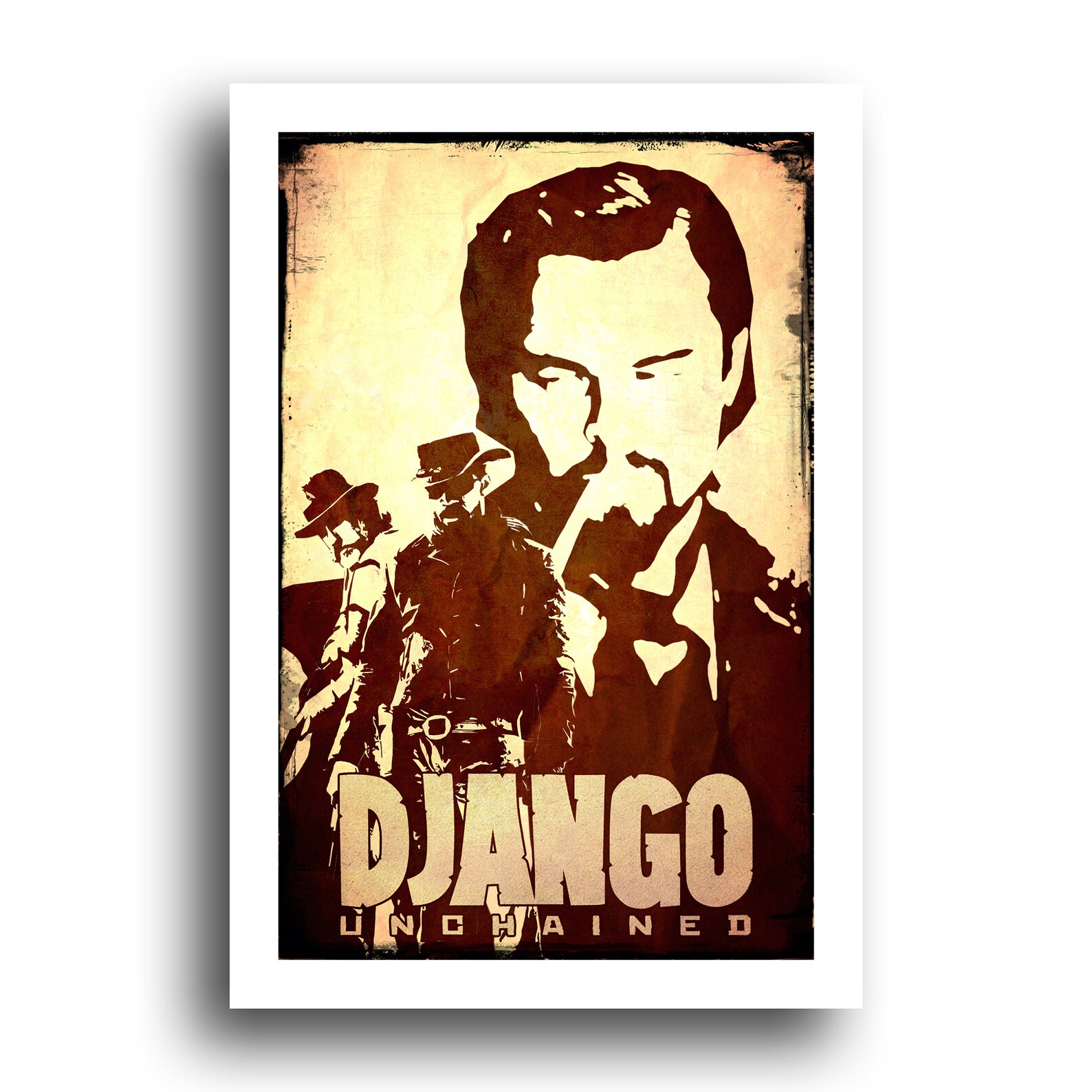 Django Unchained Jamie Fox Christoph Waltz Sam Jackson - Etsy