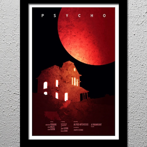 Psycho 11x17 Movie Poster | Etsy
