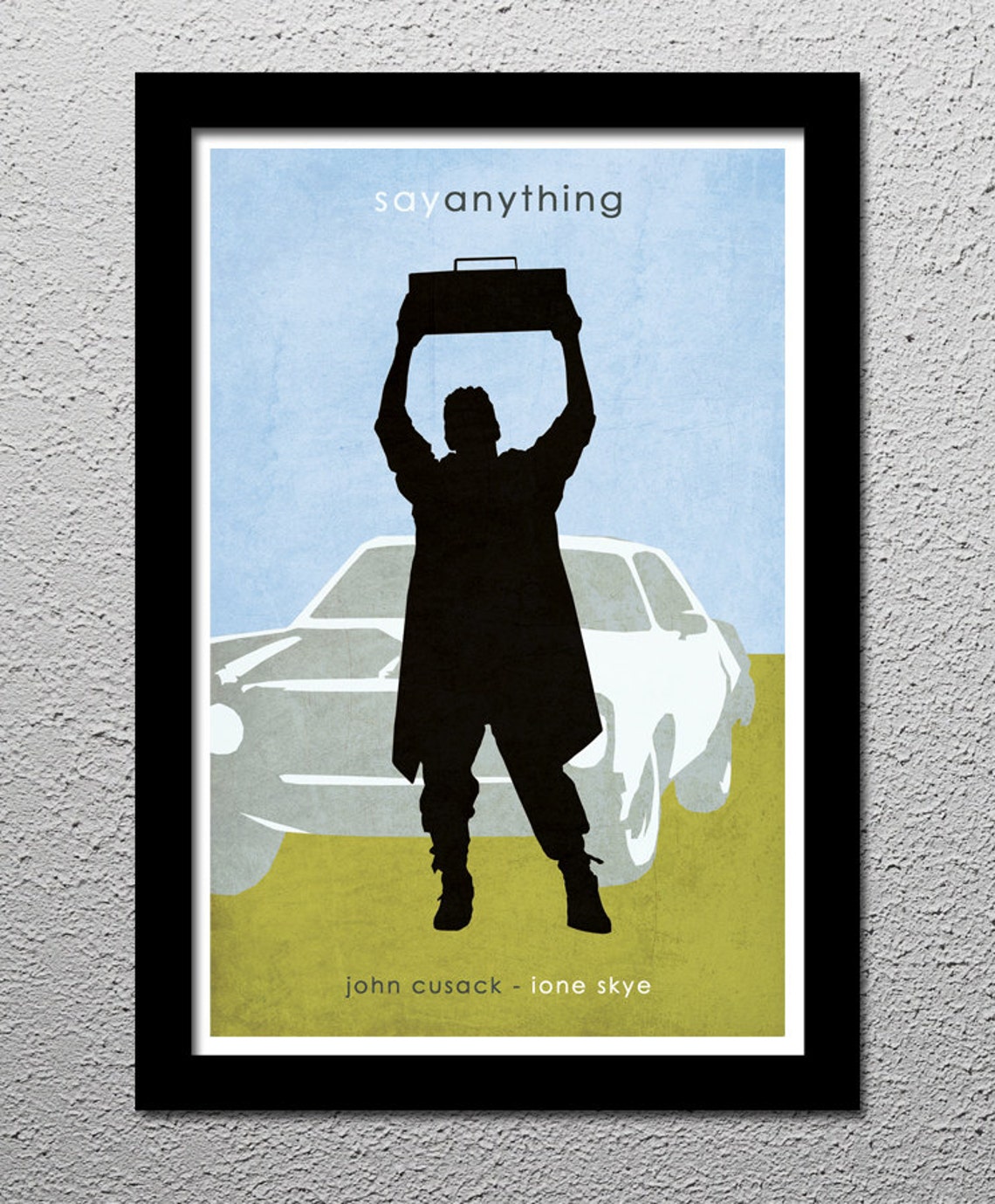 Say Anything Original Limited Edition Art Print Poster - Etsy