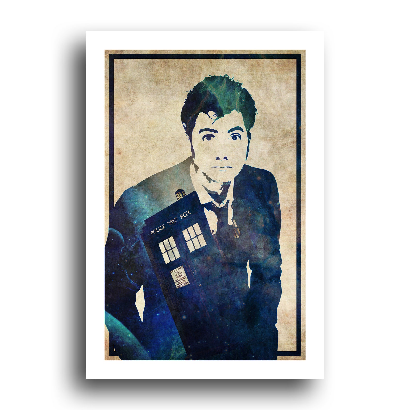Doctor Who 10th Dr David Tennant Poster 13x19 - Etsy