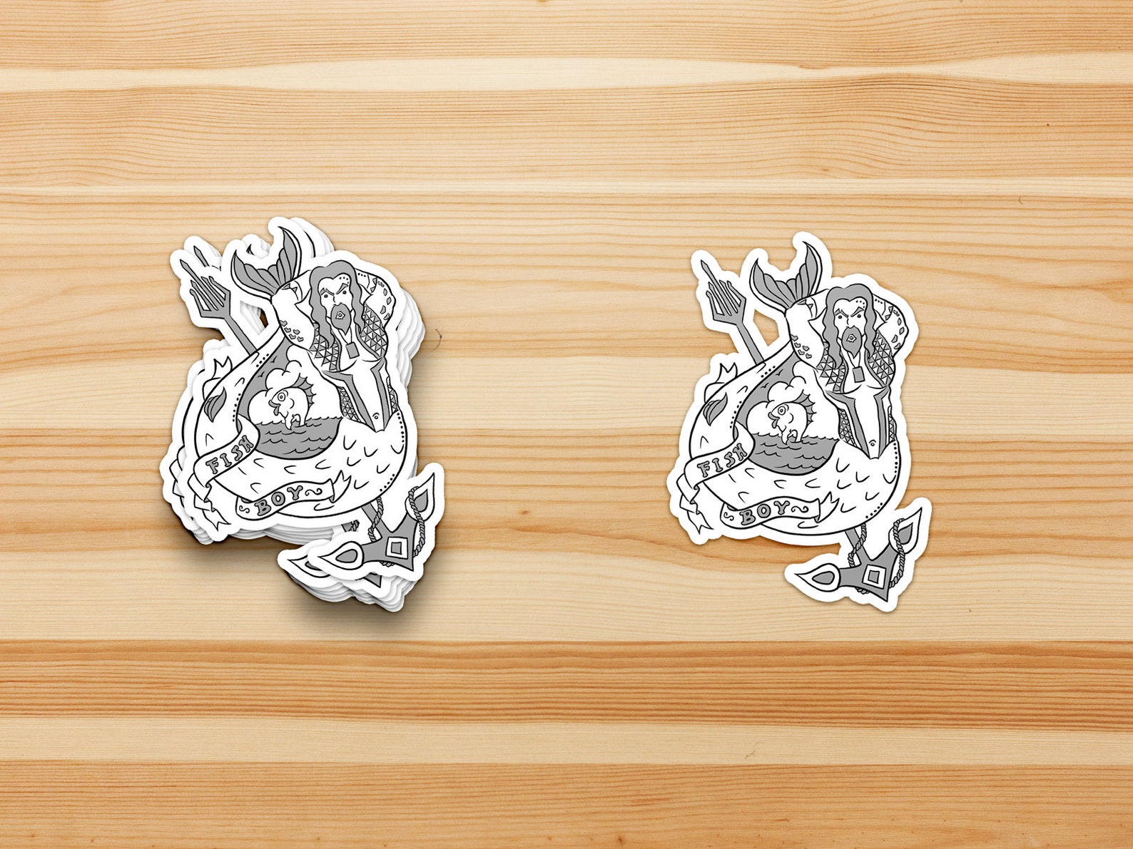 Fishboy Aquaman Jason Momoa Sailor Jerry Tattoo | Etsy