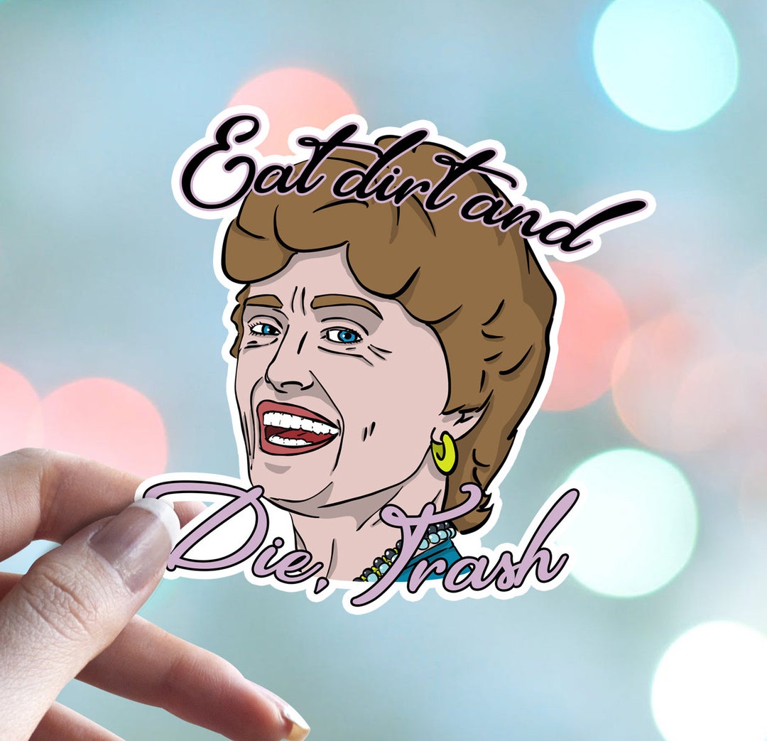 Blanche Devereaux - Golden Girls - Waterproof Vinyl Sticker - Water ...