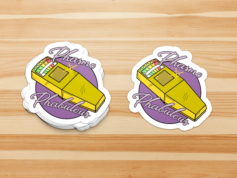 Phasmophobia Vinyl Waterproof Sticker | Etsy
