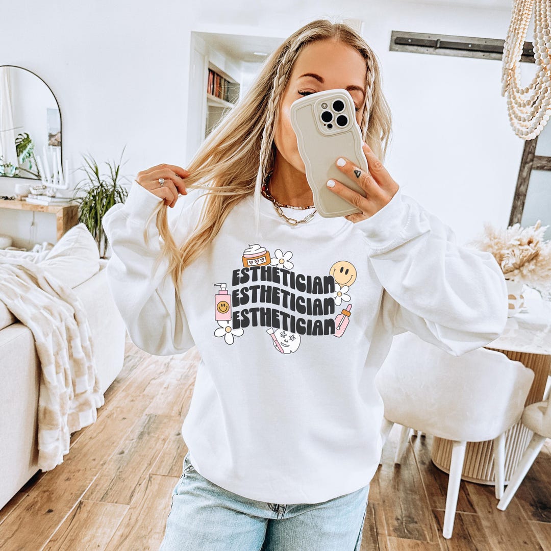 Esthetician Aesthetic Crewneck Sweatshirt - Etsy