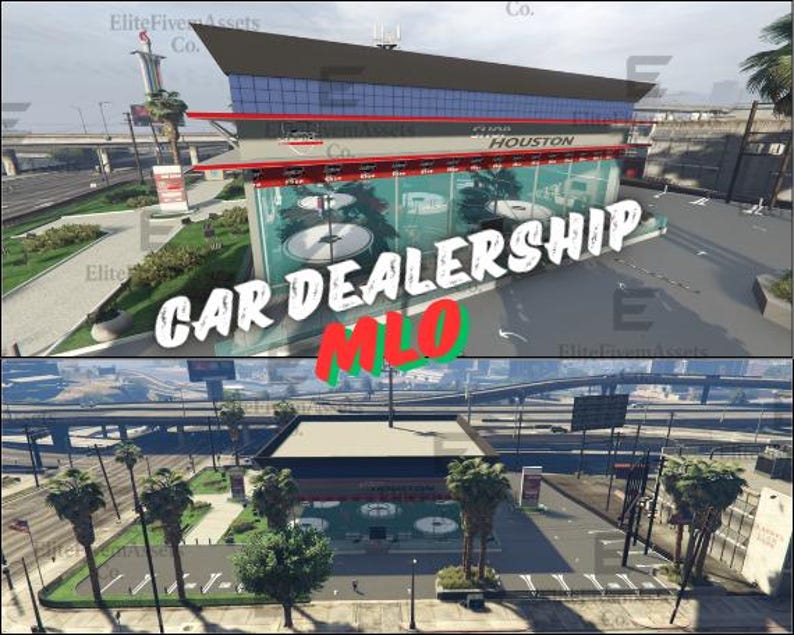 Car Dealership MLO | Fivem Ready MLO | High-end Showroom & Garage ...