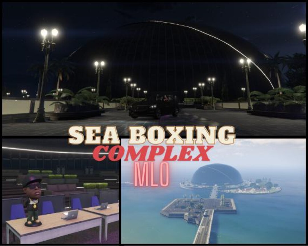 Sea Boxing Ring Arena MLO | FIVEM Event Complex With 24/7, Clothing ...