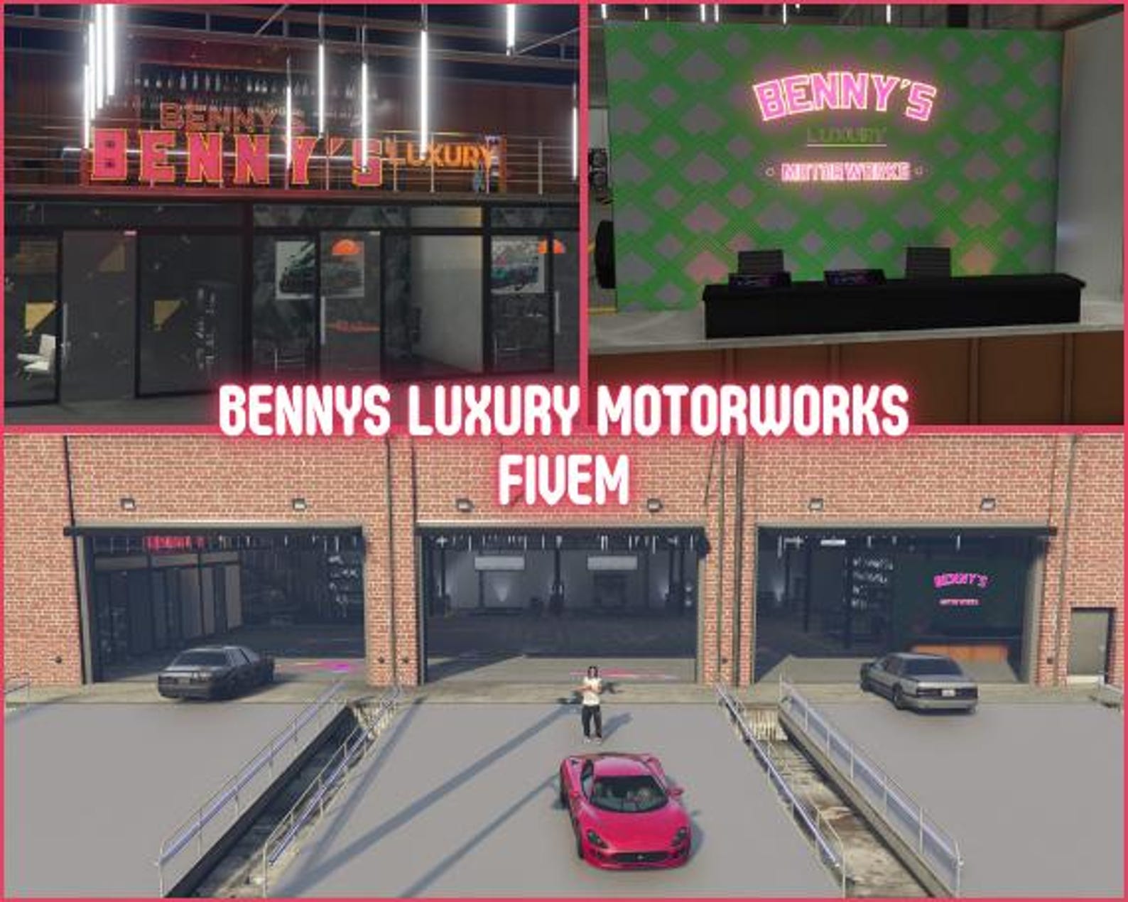 Fivem Benny's Luxury Motorworks Docks MLO | Elite Car Customization ...