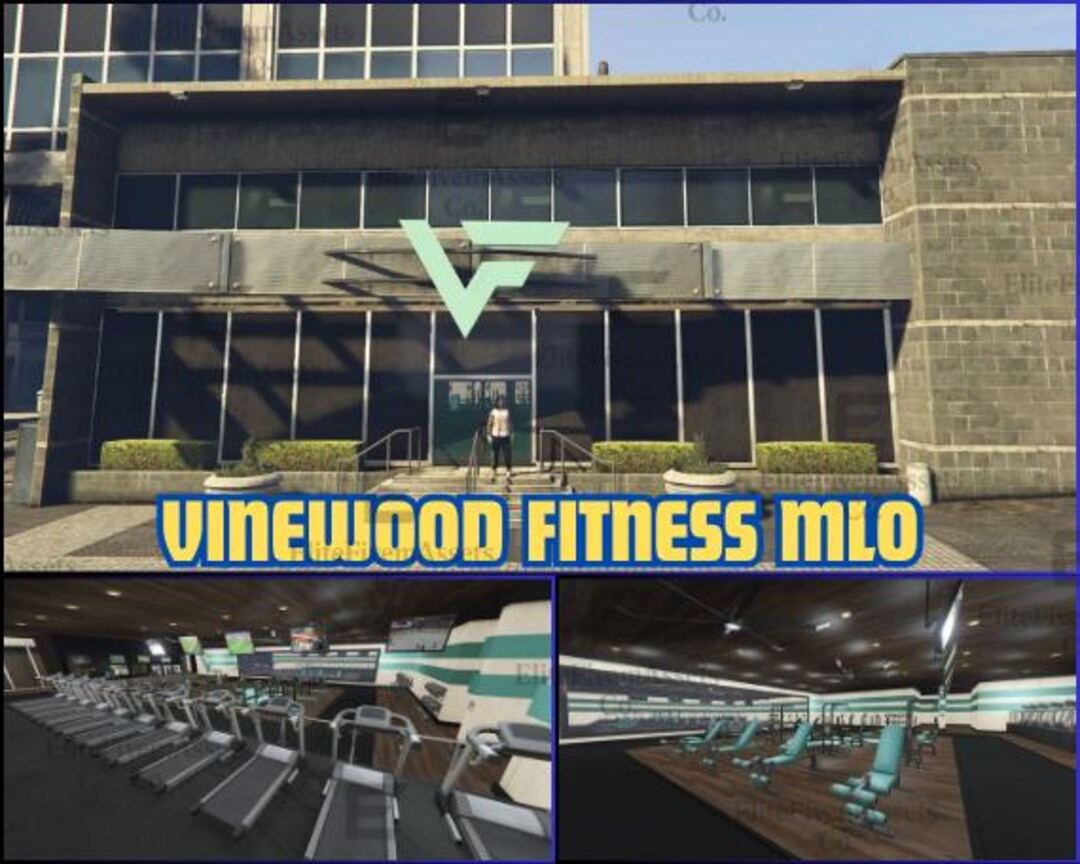 Fivem Vinewood Fitness MLO | Fivem Luxury Gym MLO | Fivem Wellness ...
