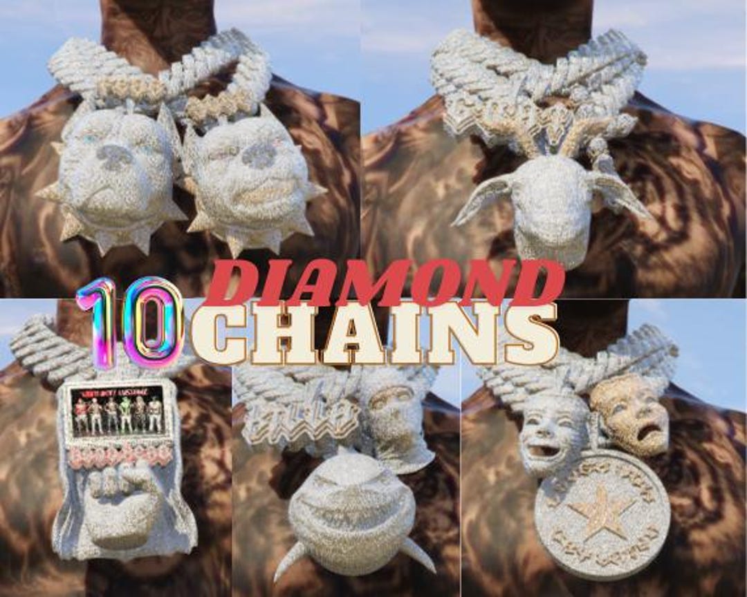 Fivem Diamond Chains Pack | 10 Unique Chains | Standalone | Drag & Drop ...