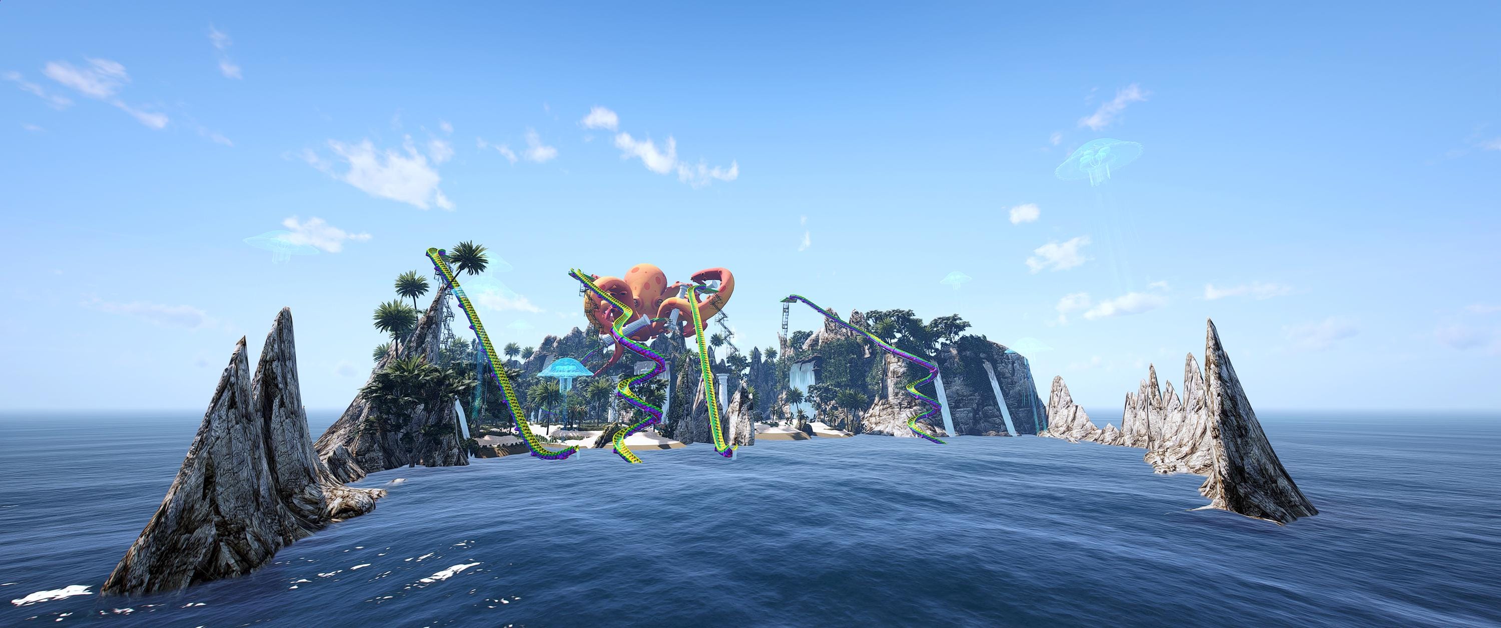 Octopus Island Waterslide MLO: Fivem Ocean Adventure Map - Etsy
