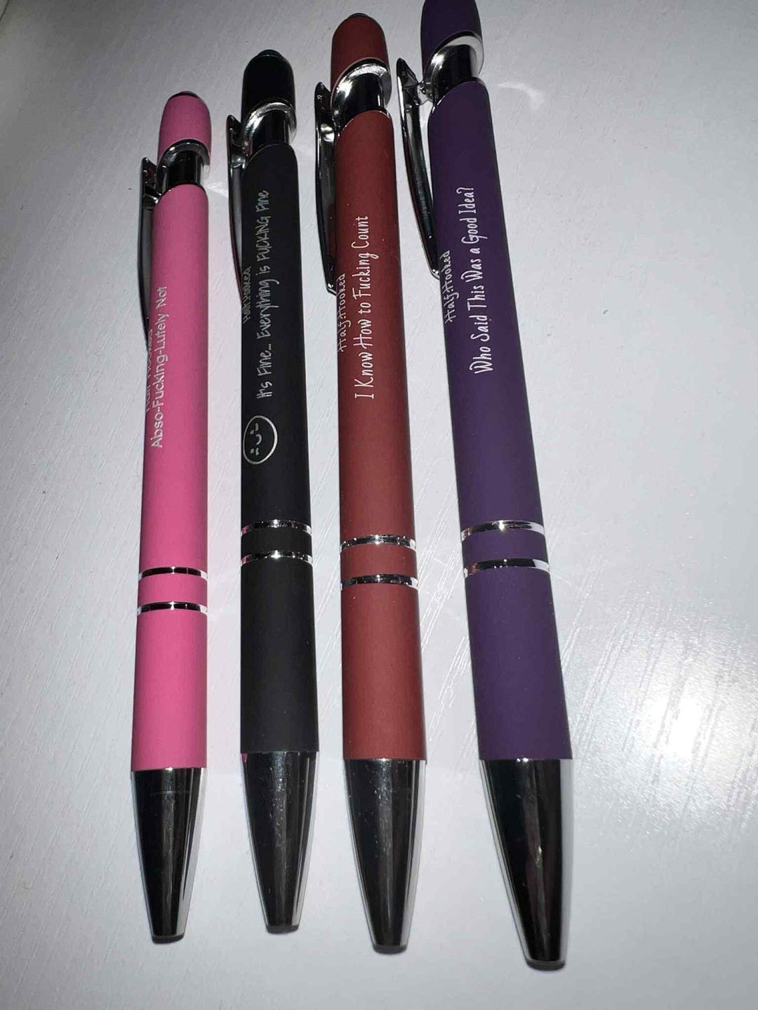 Half Hooked Pen Set - Etsy