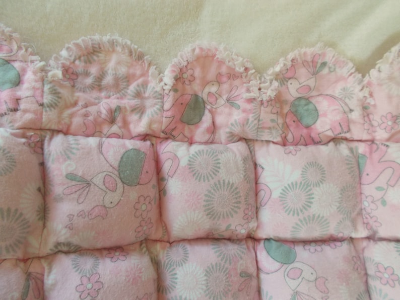 SALE!! Baby Puff Rag Quilt - Etsy