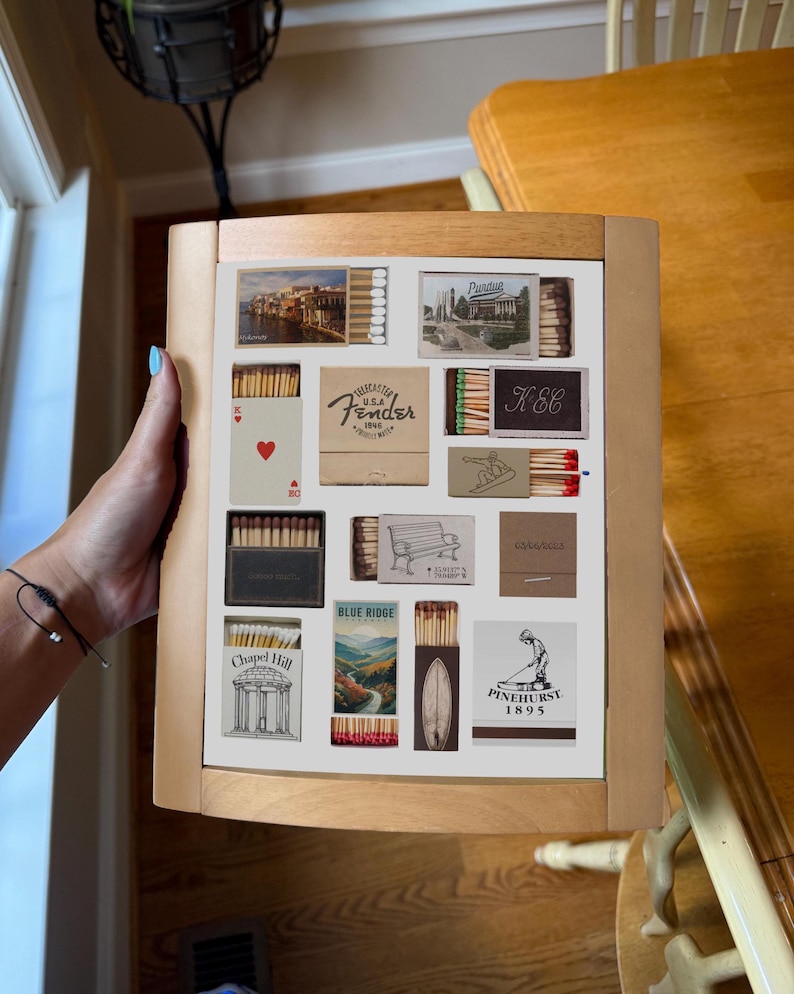 Customizable Matchbox Poster - Etsy