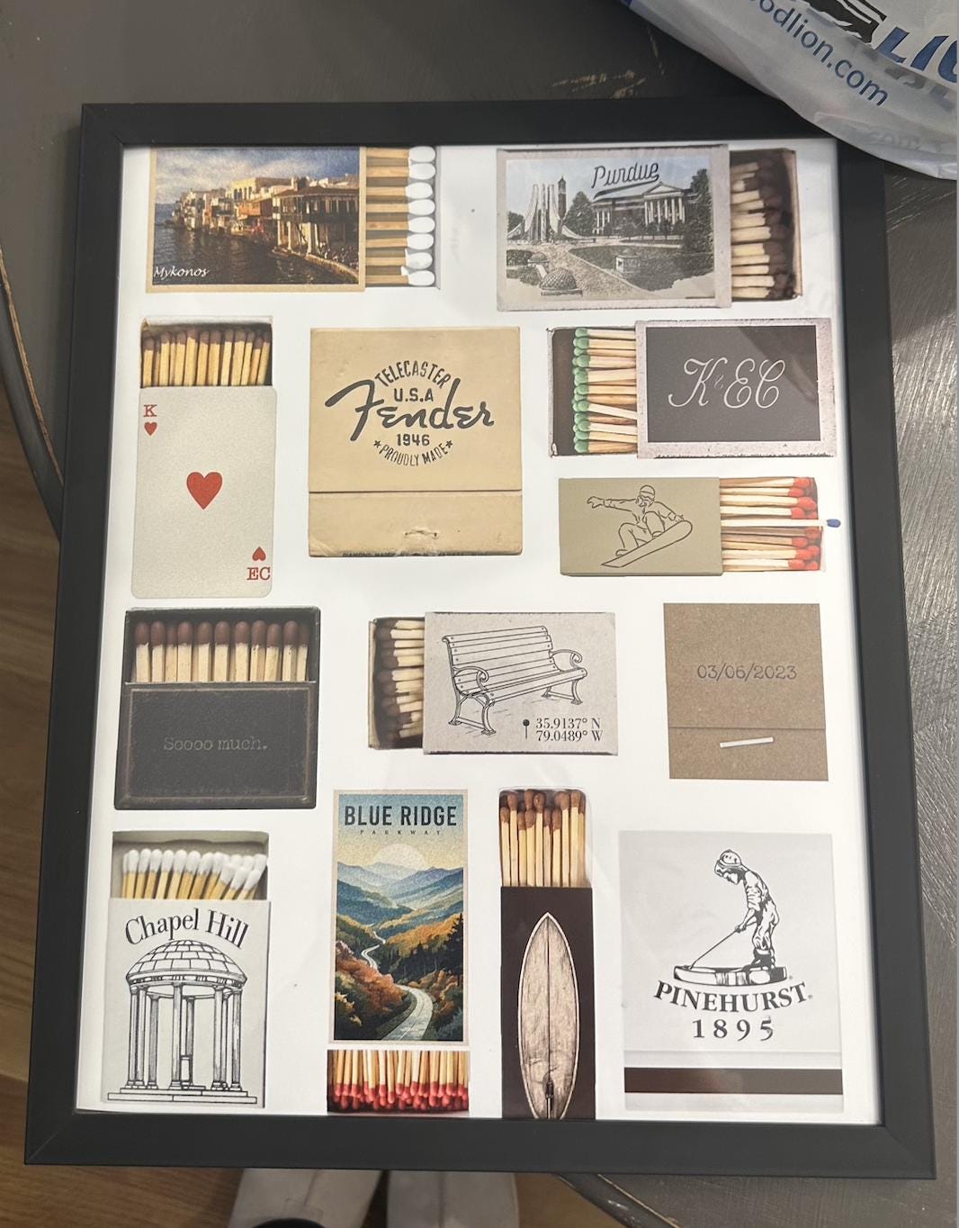 Customizable Matchbox Poster - Etsy