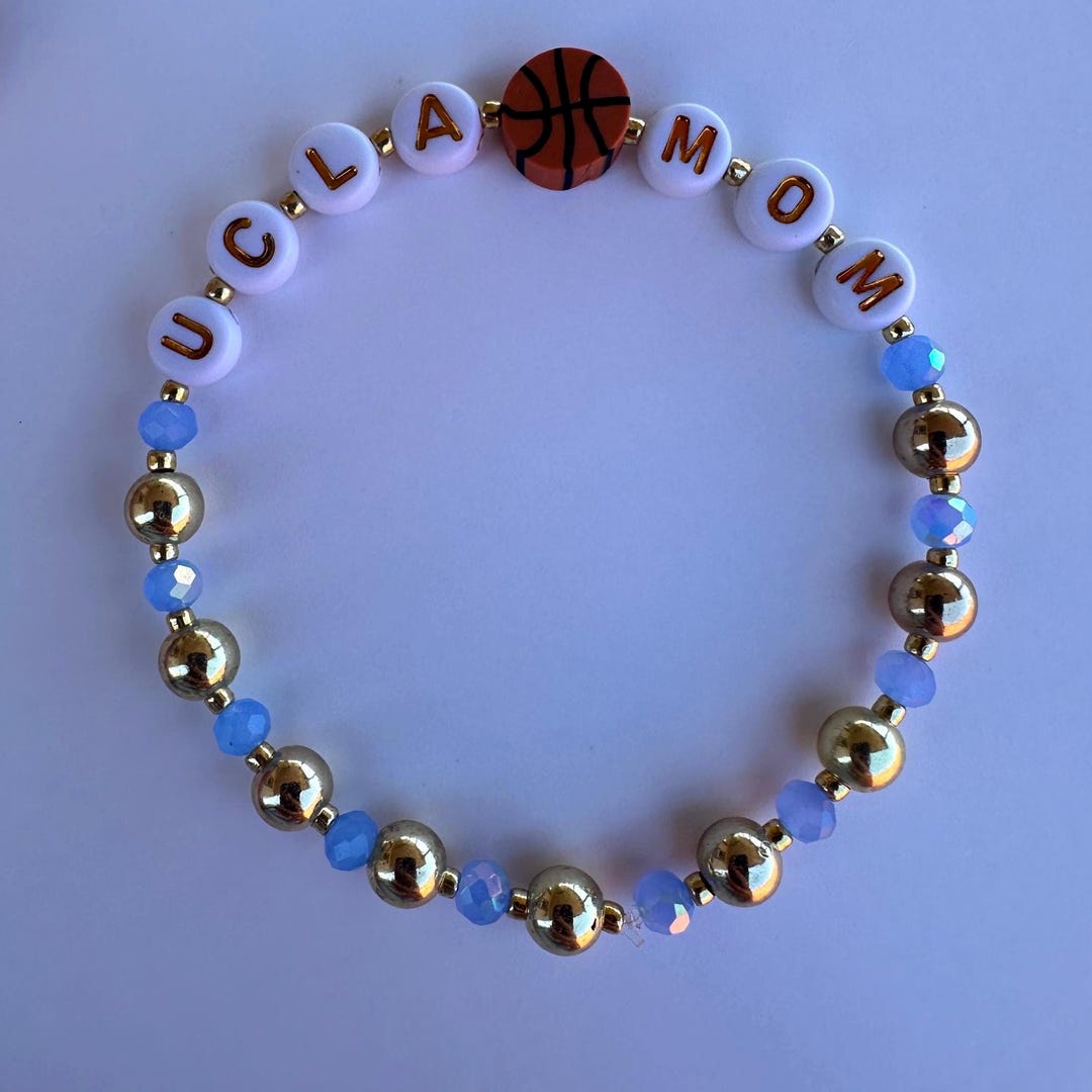 UCLA Basketball Mom Bracelet - Etsy