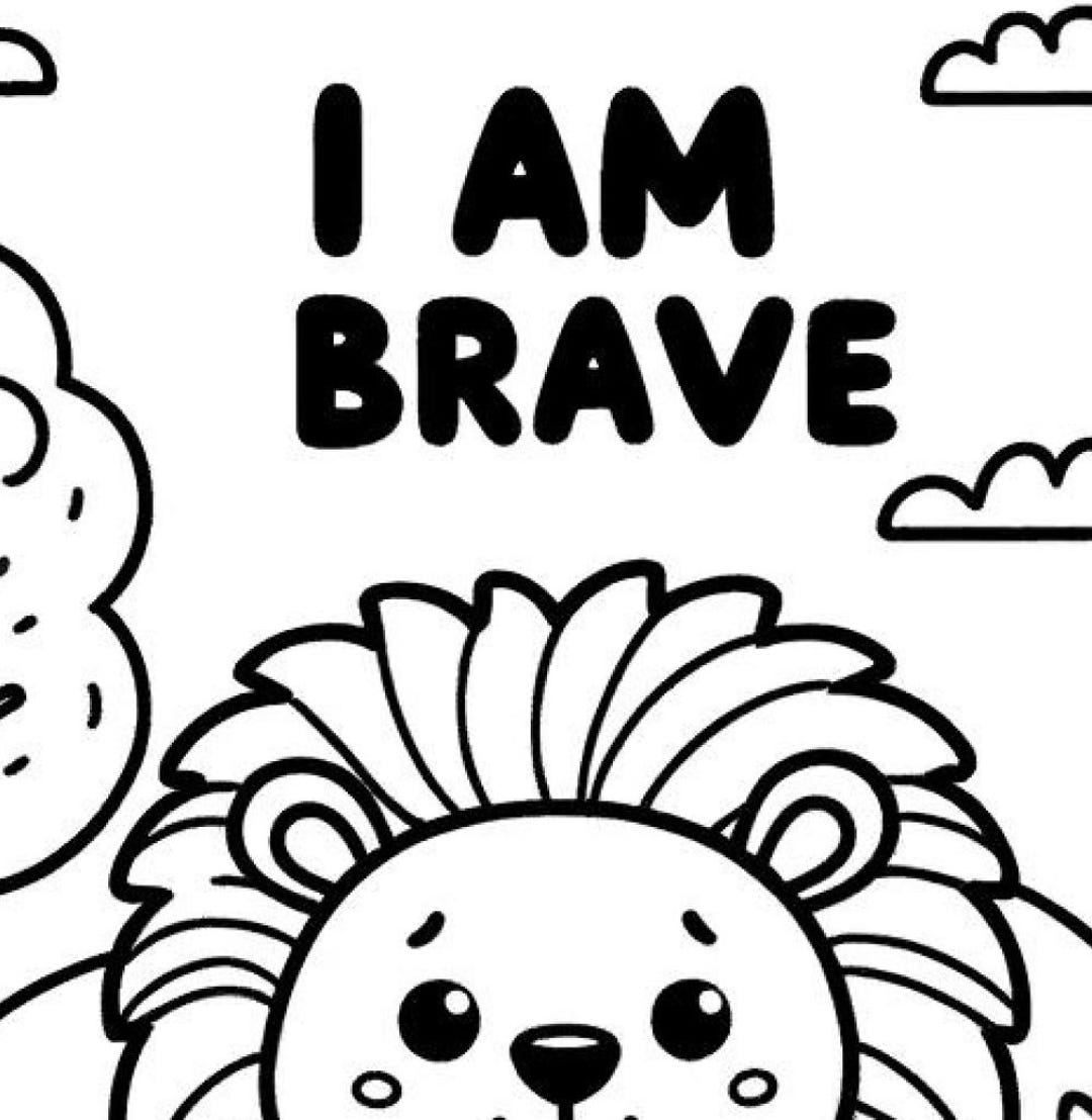 Affirmation Coloring Pages for Kids | 3-pack Printable PDF | Confidence ...