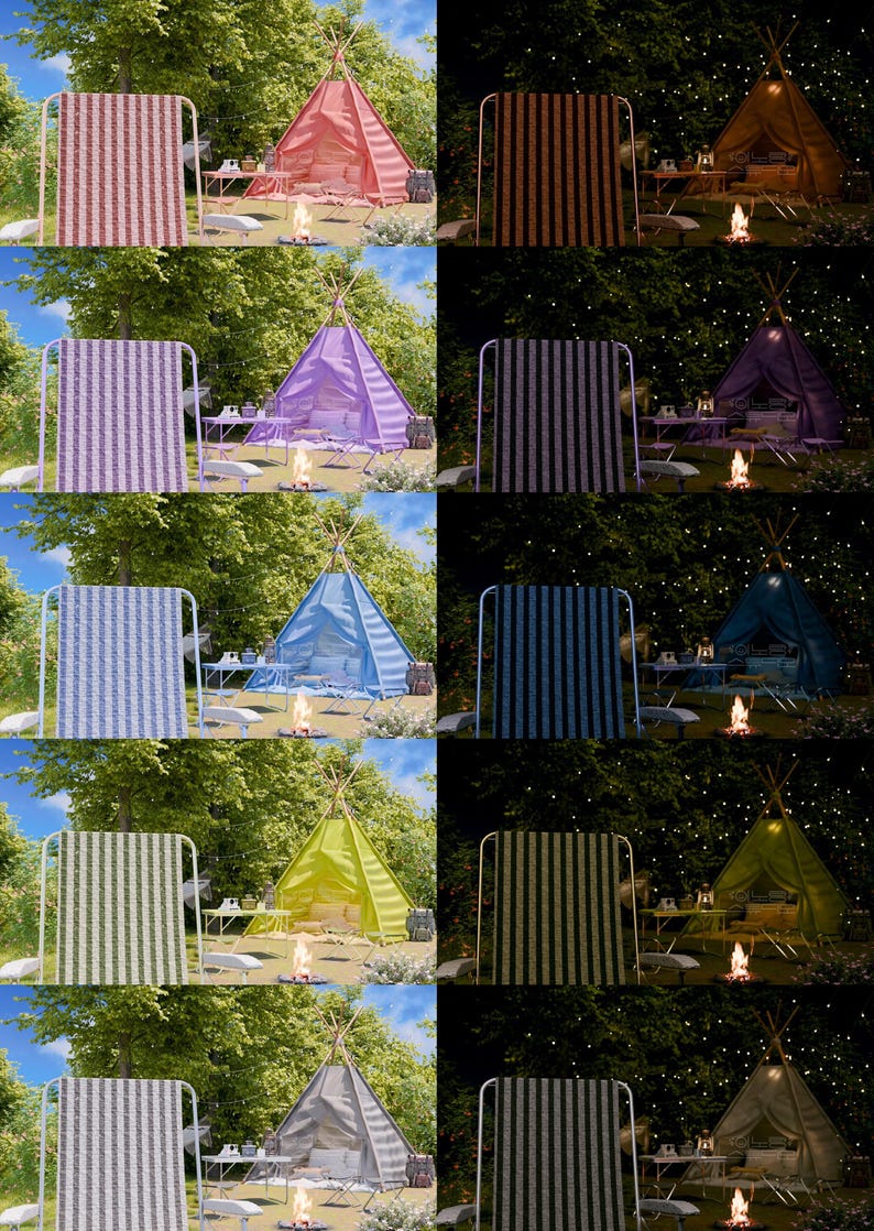 Animated Campfire Vtuber Background: Streaming Asset (PNG Image File) - Etsy