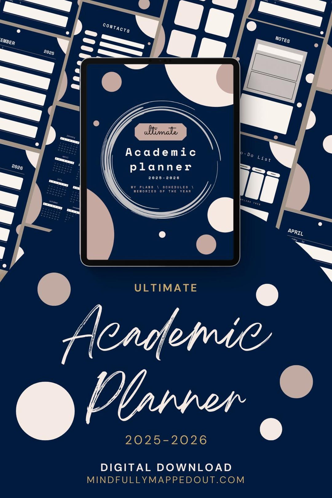 Academic Planner 2025-2026: Student Organizer (digital Download) - Etsy