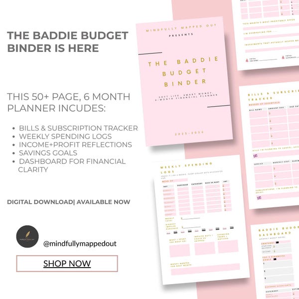 Baddie Budgeting Planner - Etsy