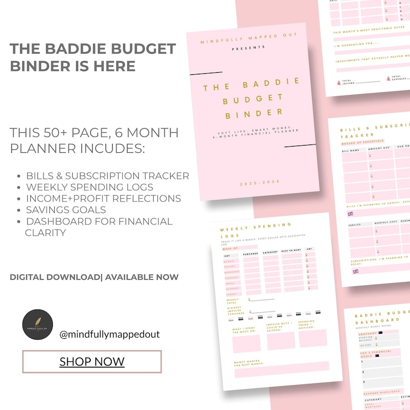 Baddie Budgeting Planner - Etsy