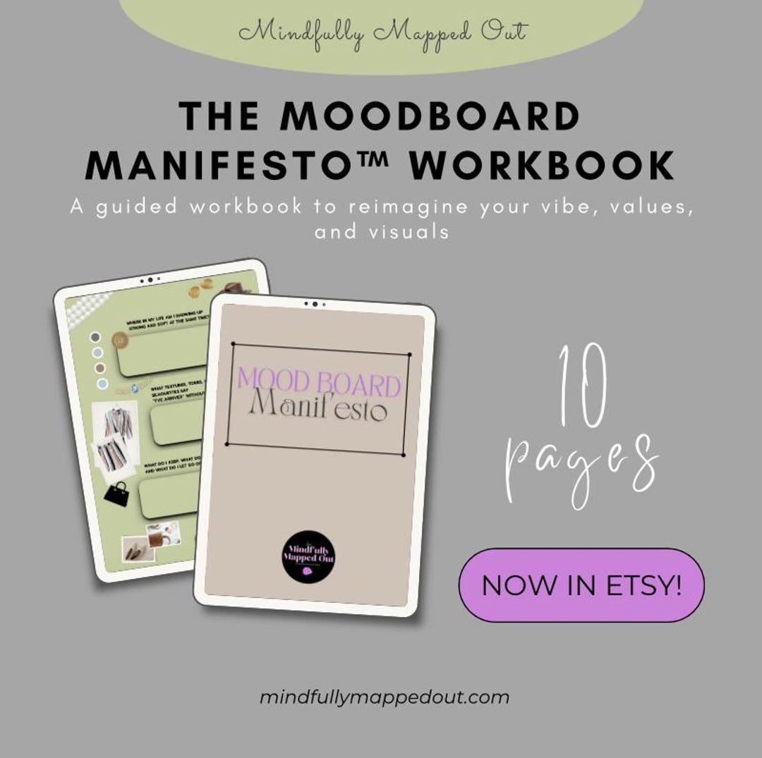 Moodboard Manifesto | Visual Identity and Self-aesthetic Workbook ...