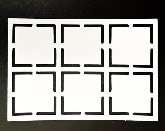 Artist Stencil- 1" X1" Thumbnail Grid for Organizing Sketchbooks - Etsy
