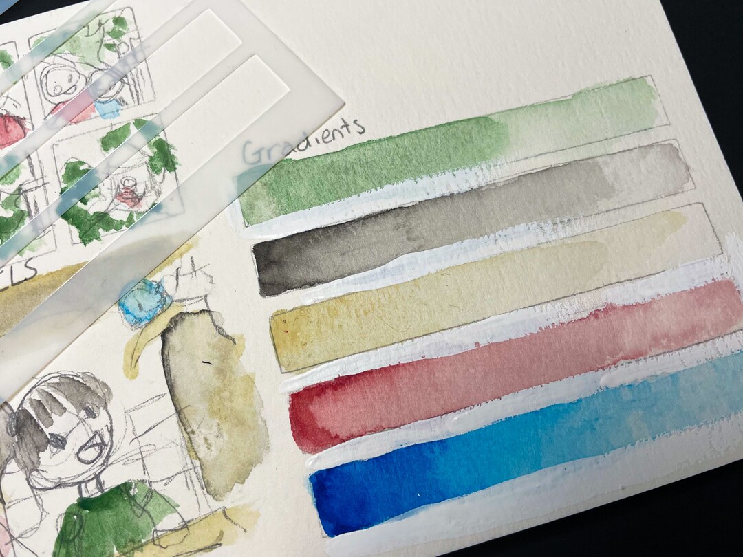 Color Theory Artist Stencil- Gradient Stencil - Etsy