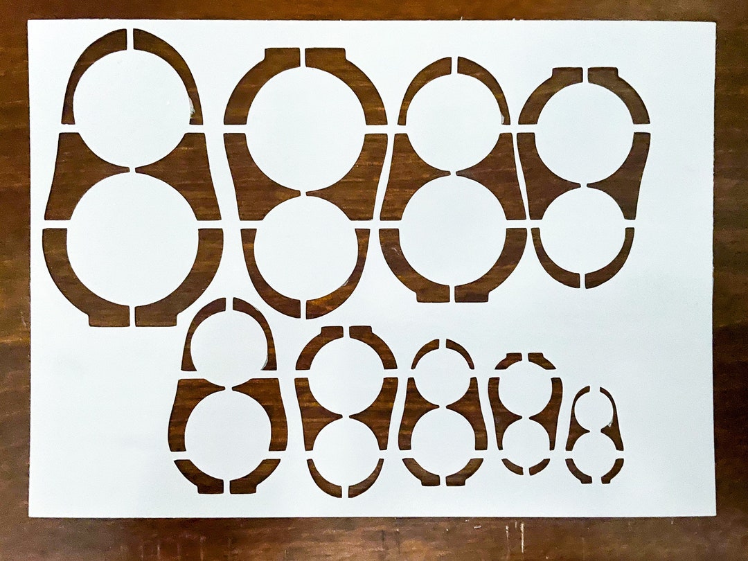 Matryoshka Russian Nesting Doll Stencil - Etsy