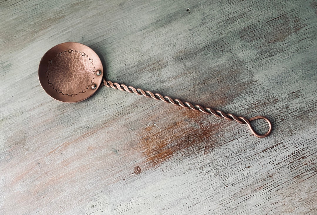 VINTAGE Solid High Quality Weeda Tasmania, Copper Kitchen Ladle ...