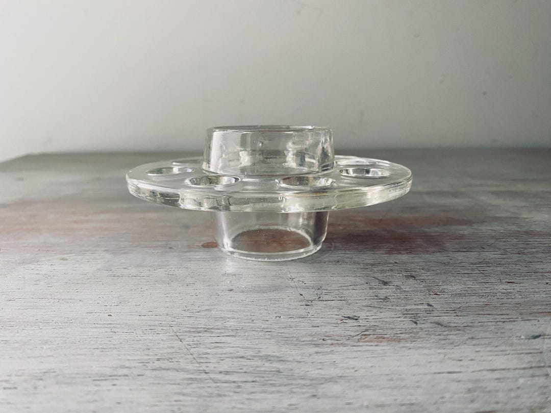 Extra Large Vintage GLASS FLOWER FROG, Rare and Unusual, Vintage Frog ...