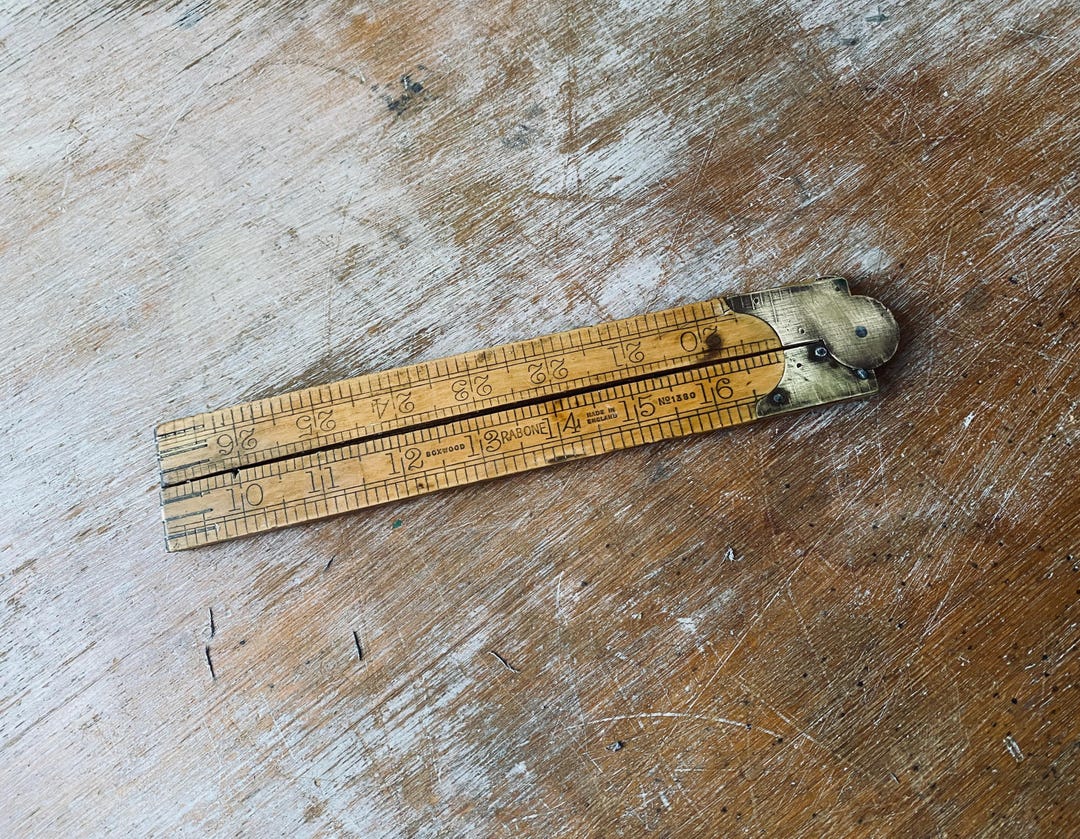 Vintage Boxwood 4 Fold RABONE 3 Ft English, No 1380 Folding Wooden ...