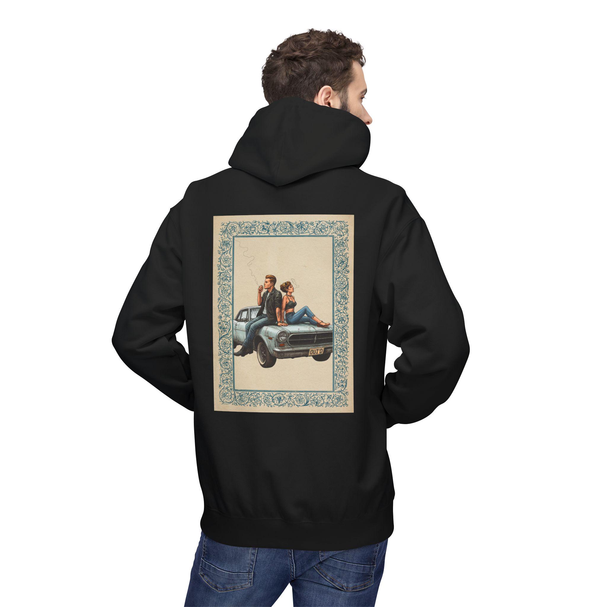 Retro Car Lovers' Discreet Stoner/smoker Hoodie | Unisex Midweight ...