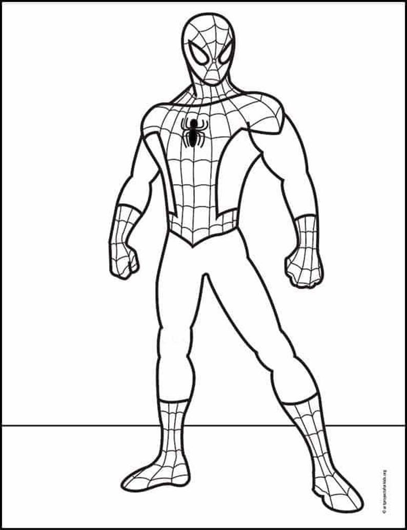 Spiderman Coloring Pages, Instant Download (29 Pages) - Etsy
