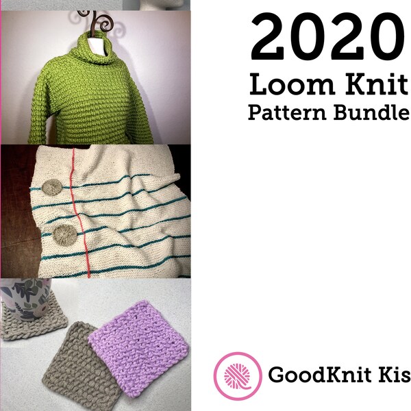 How to Loom Knit Instructional Workbook With 7 Patterns - Etsy