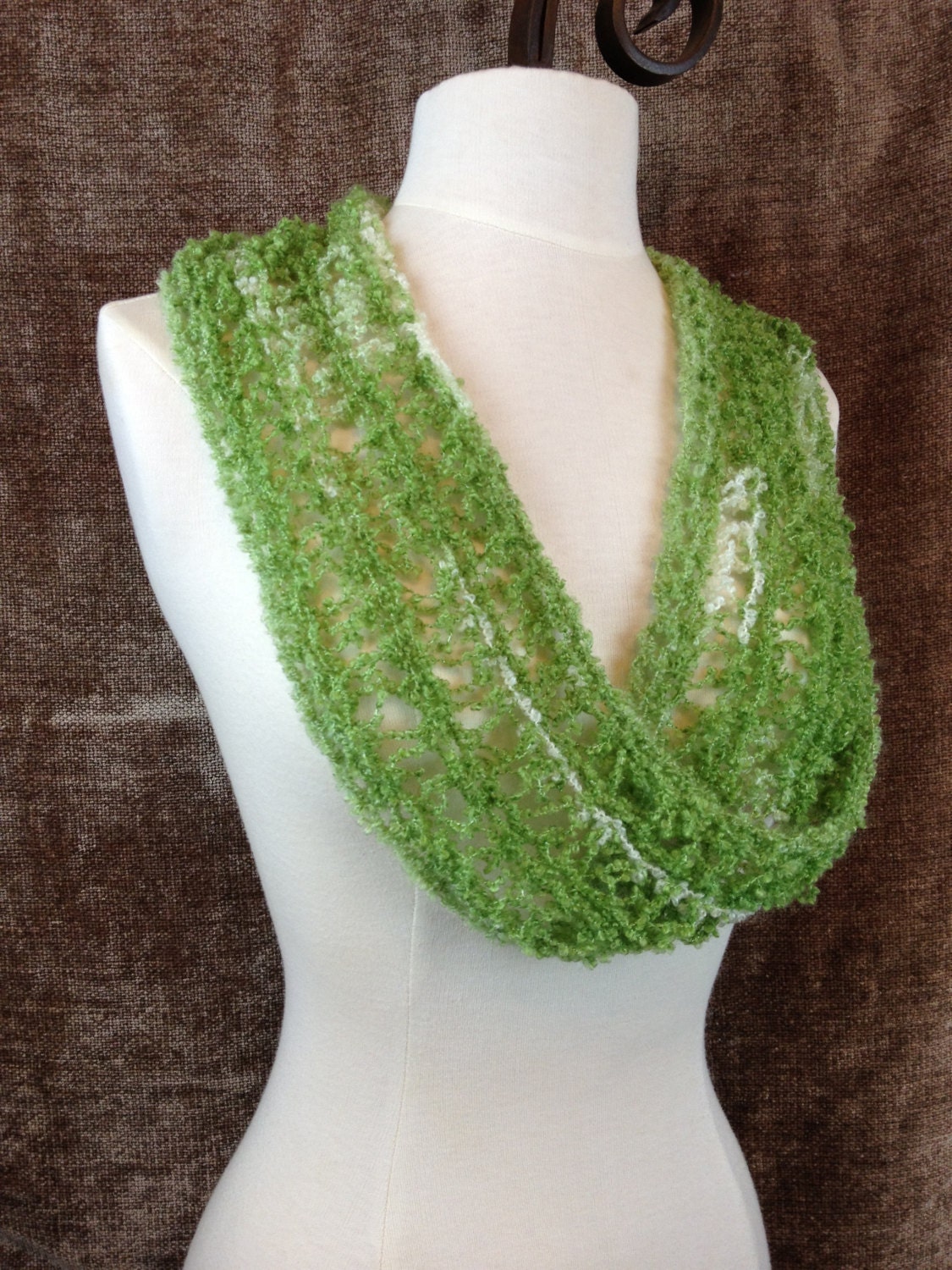 Loom Knit Infinity Scarf PATTERN - Etsy Norway