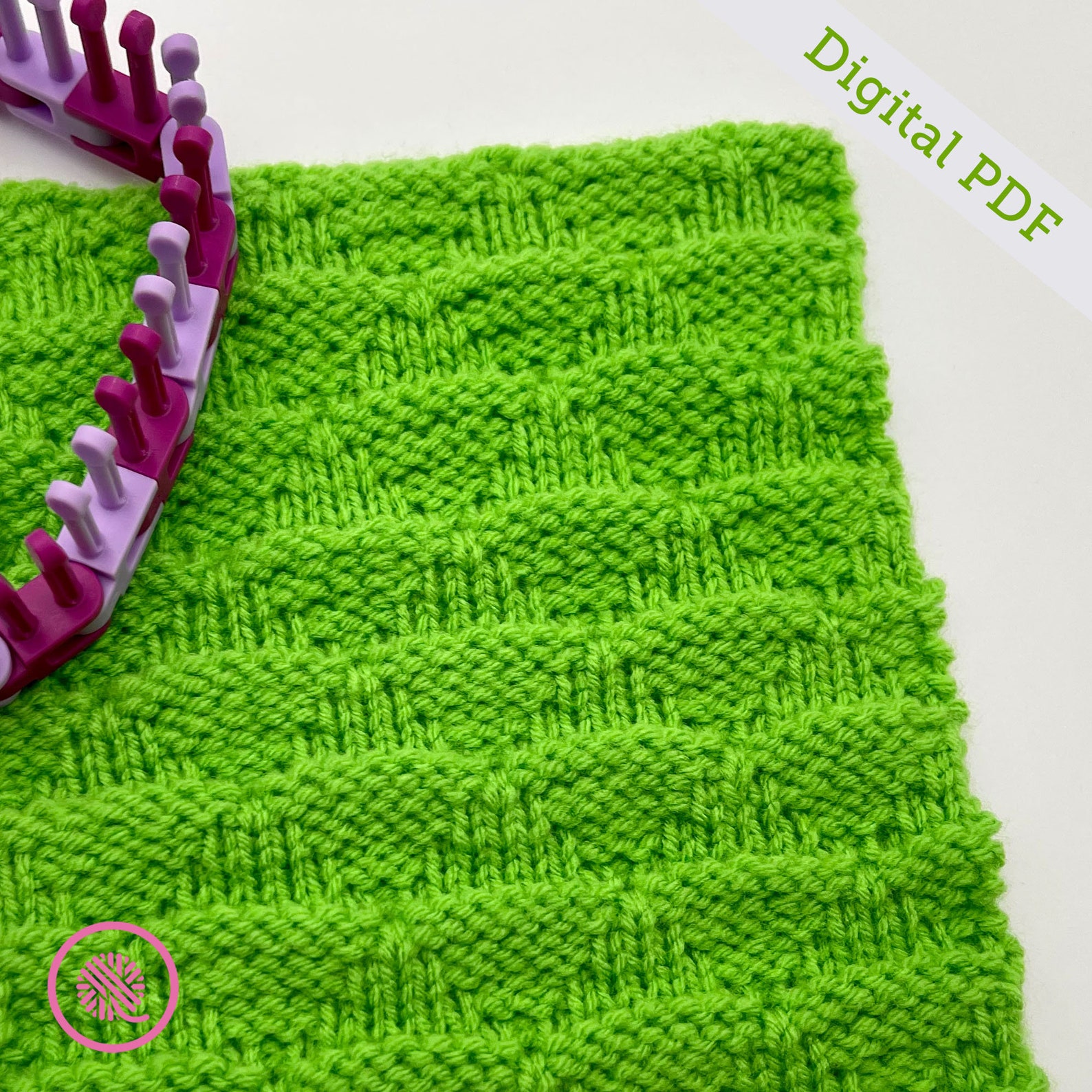 Loom Knit Pyramid Square - Etsy