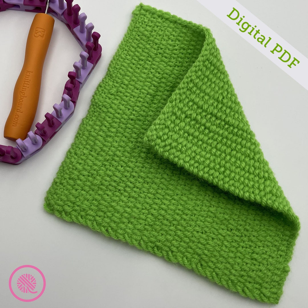 Loom Knit Linen Square - Etsy