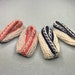 Loom Knit Two Color Baby Booties - Etsy