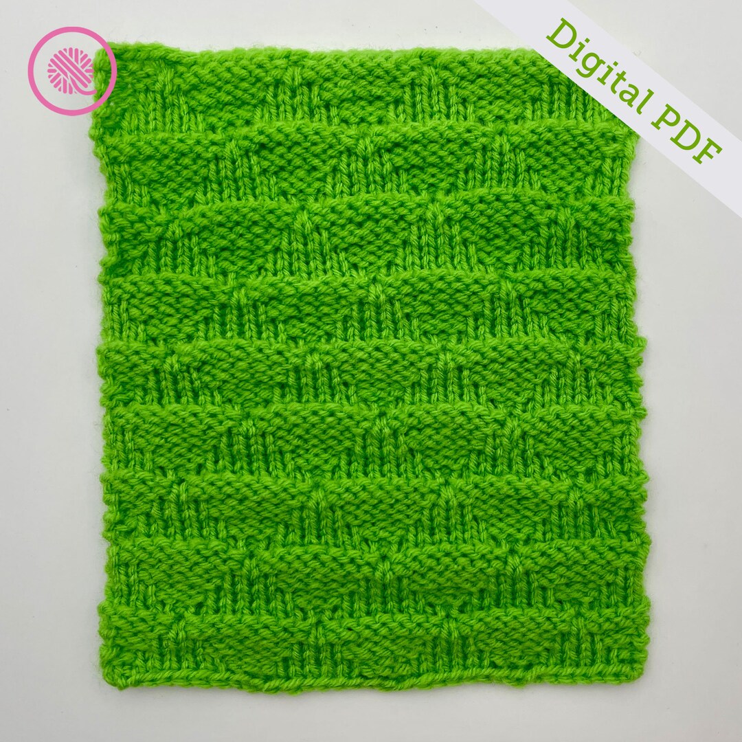 Loom Knit Pyramid Square - Etsy