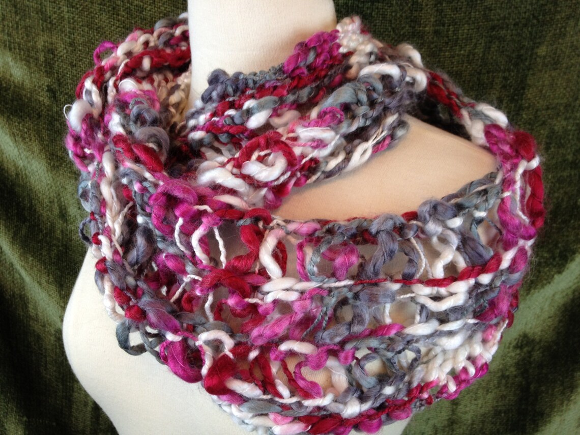 Loom Knit Infinity Scarf PATTERN - Etsy Norway