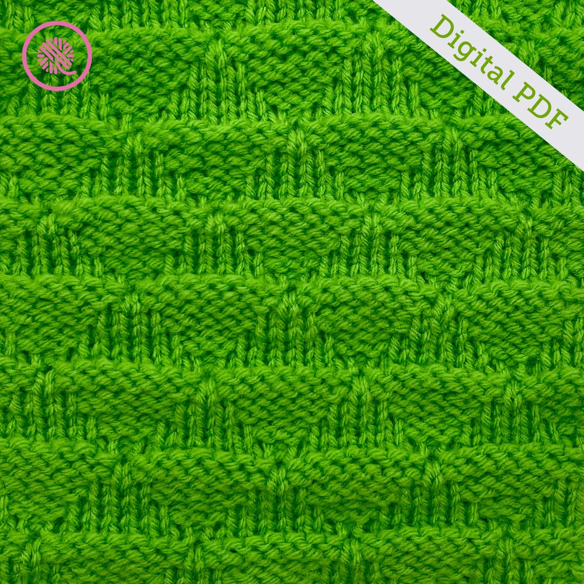 Loom Knit Pyramid Square - Etsy