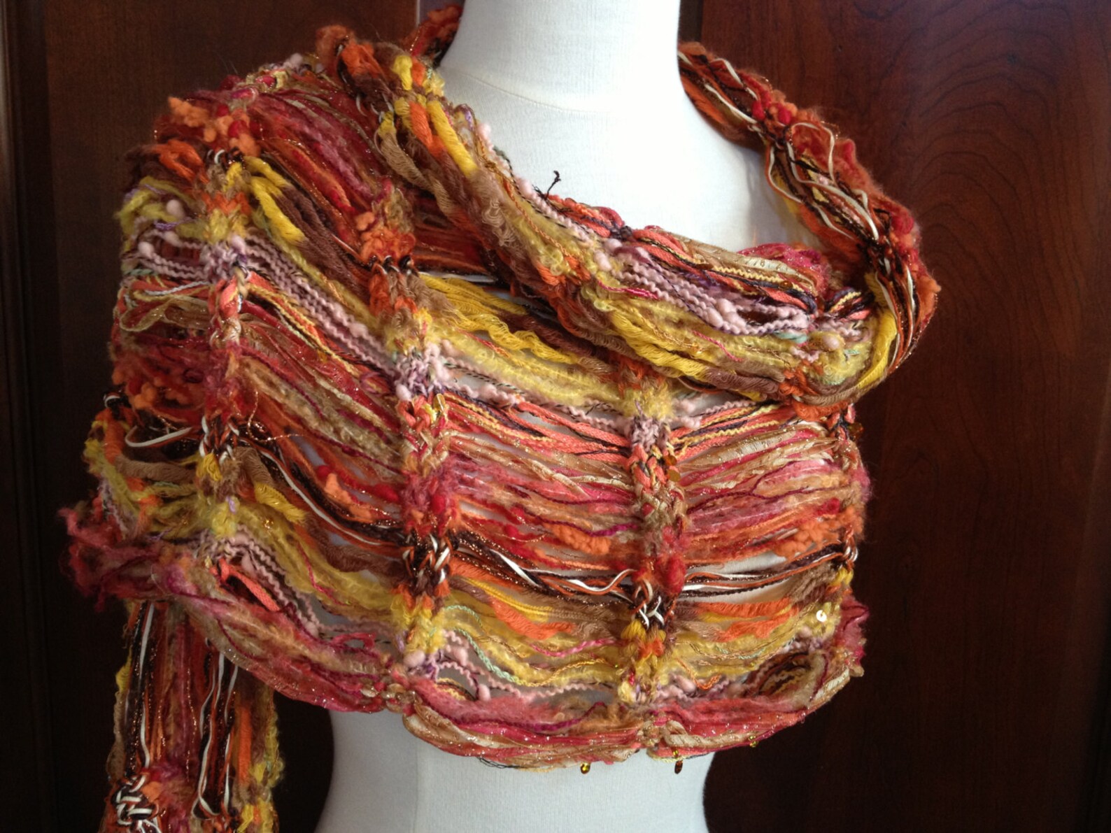 Loom Knit Lacy Shawl PATTERN. Dew Drop Shawl Pattern by GKK. - Etsy