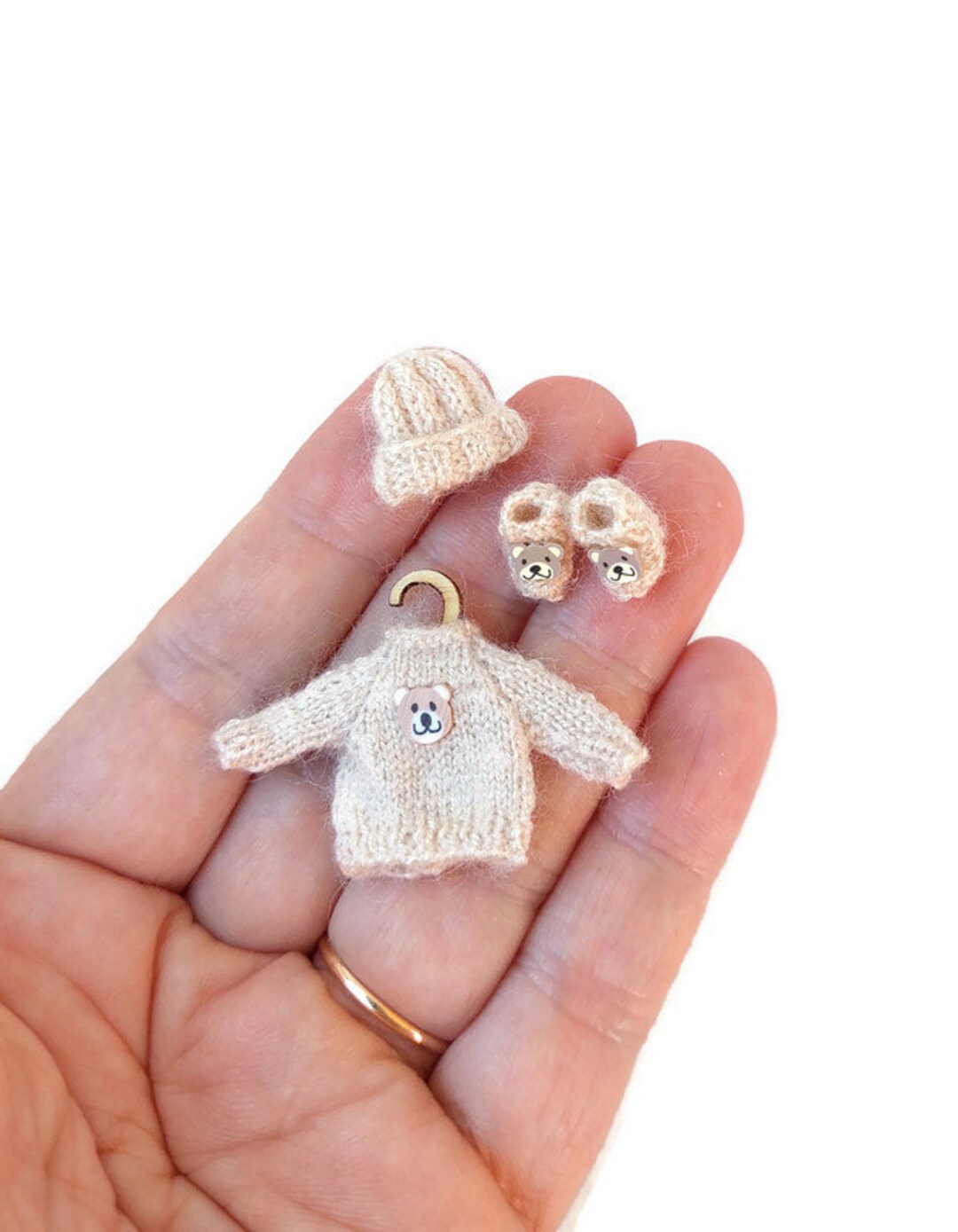 Dollhouse Miniature Baby Jumper and Hat Nursery Set - Etsy