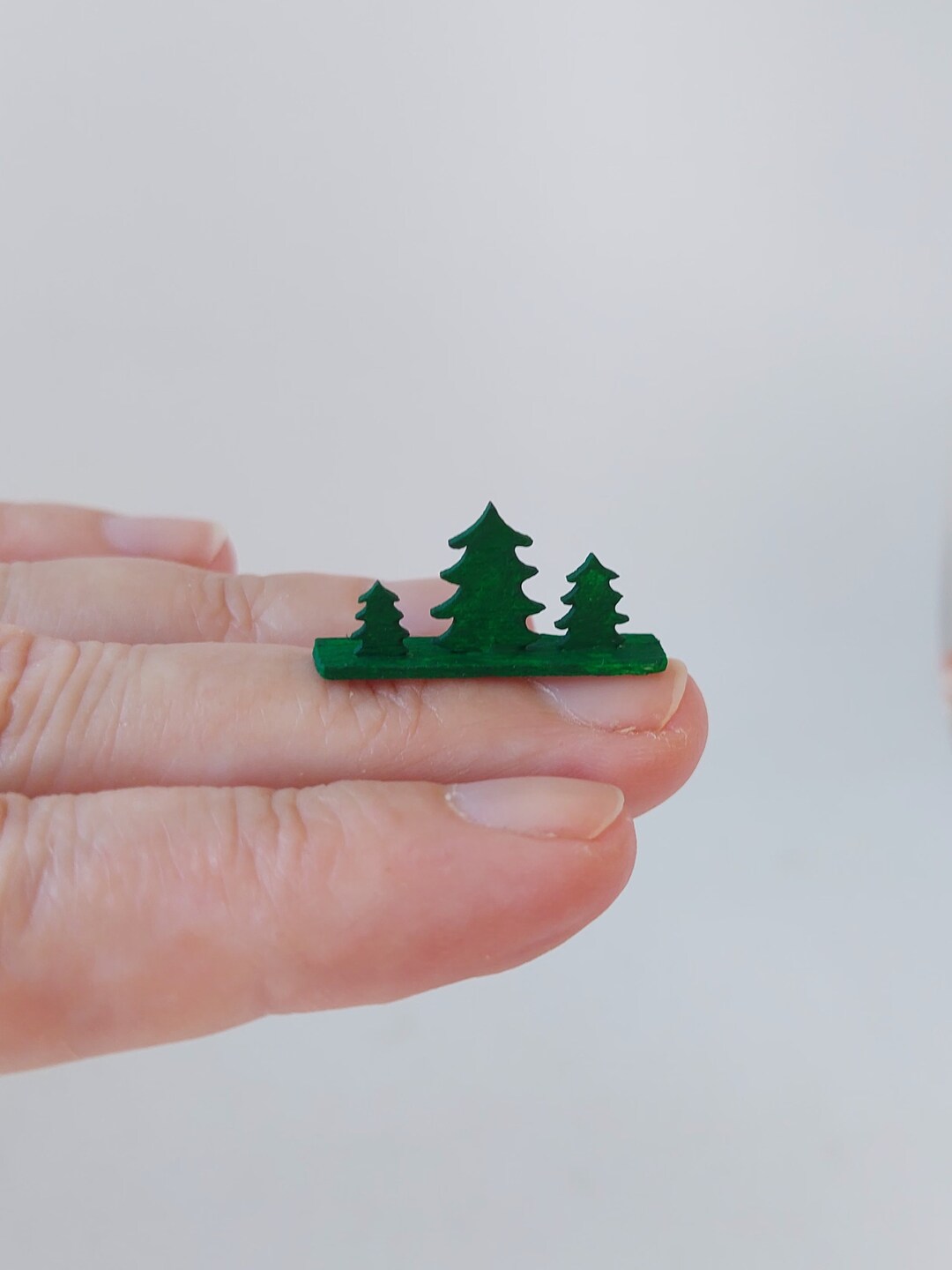 Deck the Dollhouse Elf Door With DIY Christmas Trees Kit Mini Wonderland Crafting in 1/12th ...